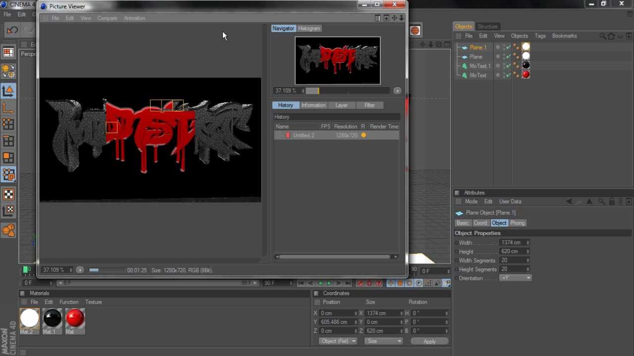 Cinema 4d Graffiti -TUT- - YouTube
