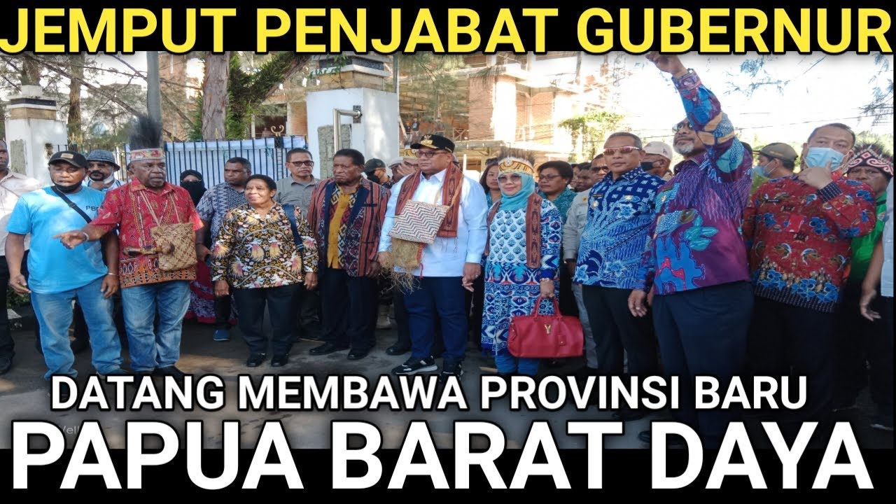 Jemput Penjabat Gubernur Datang Membawa Provinsi Baru Papua Barat Daya ...