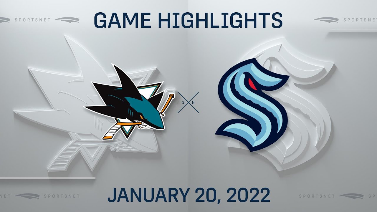 NHL Highlights | Sharks vs. Kraken - Jan 20, 2022 - YouTube