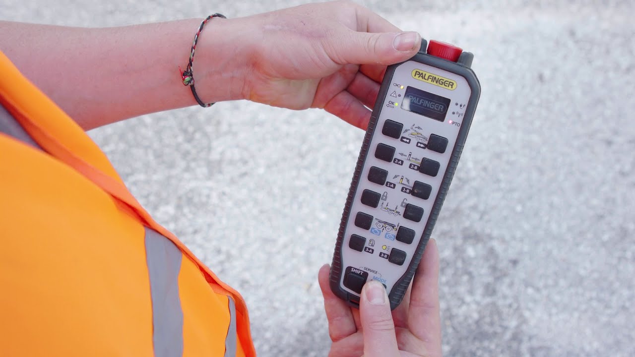 PALFINGER Service - 1000 Pro Active Drive (PAD) Scanreco Funkanlage (DE ...