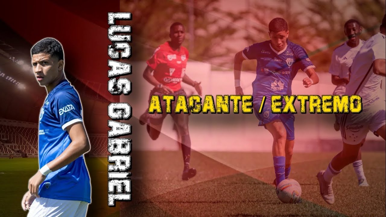 MELHORES MOMENTOS LUCAS GABRIEL - ATACANTE / EXTREMO - YouTube