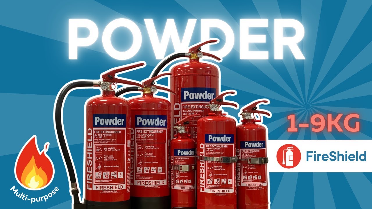 Dry Powder Fire Extinguisher | FireShield | Fire Protection Shop - YouTube