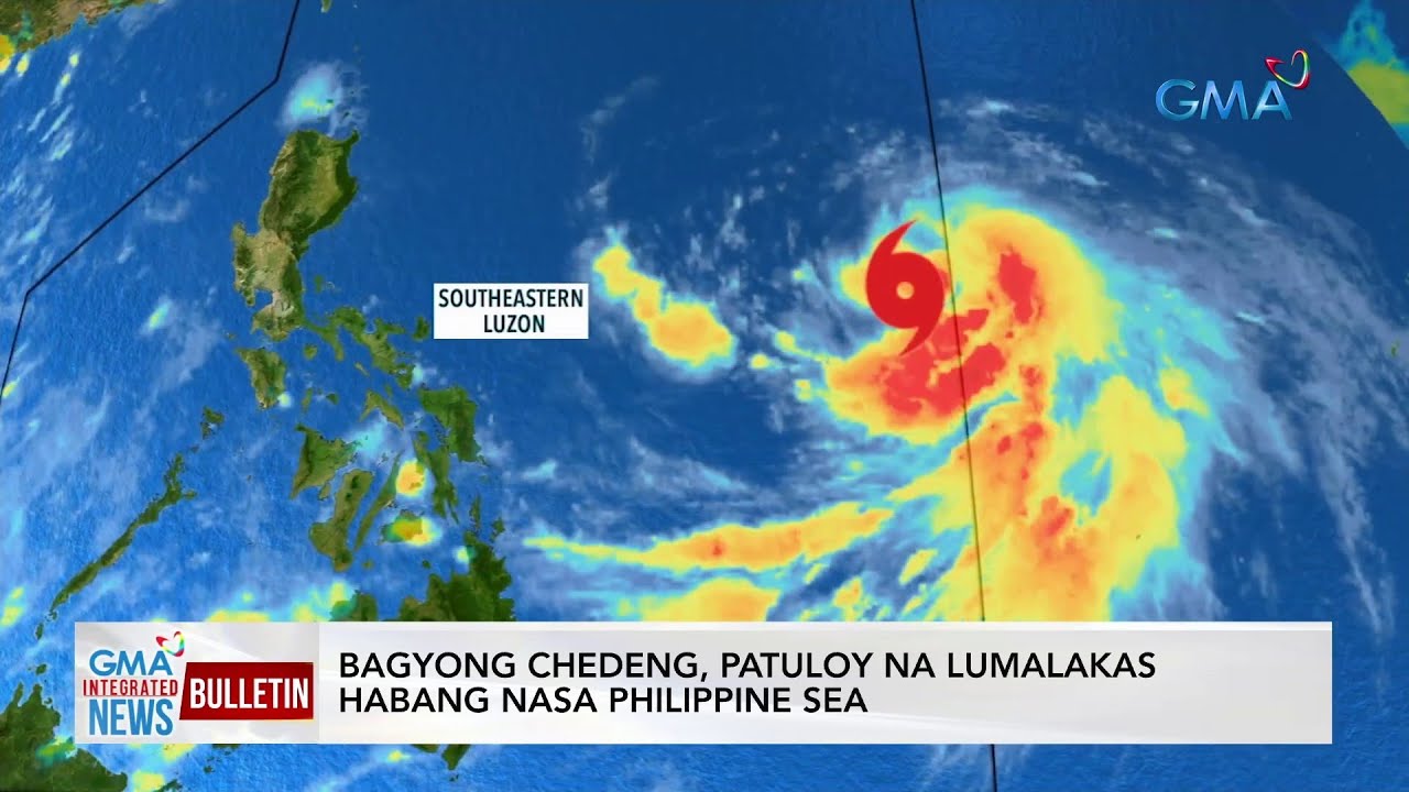 Bagyong Chedeng, patuloy na lumalakas habang nasa Philippine Sea | GMA ...