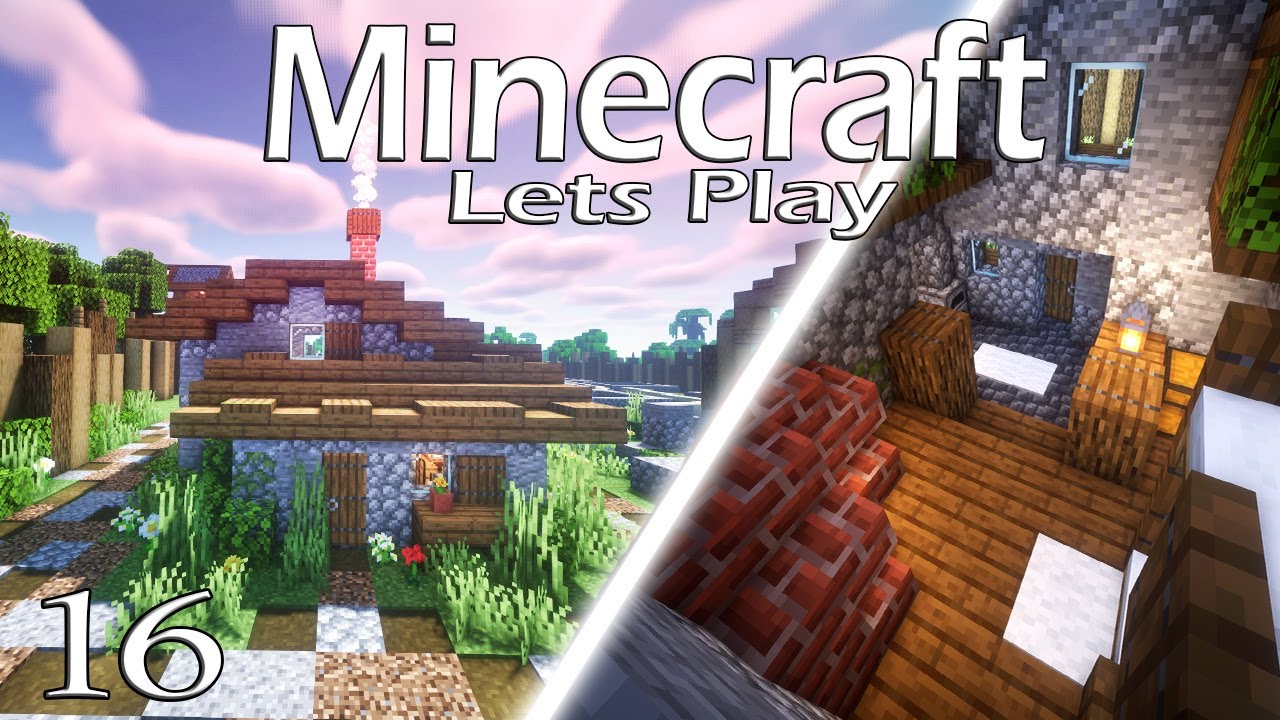 Lets Build A Small Survival House - Minecraft Lets Play Episode 16 ...