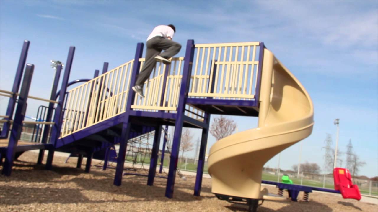 Freerunning At The Park (Parkour) - YouTube