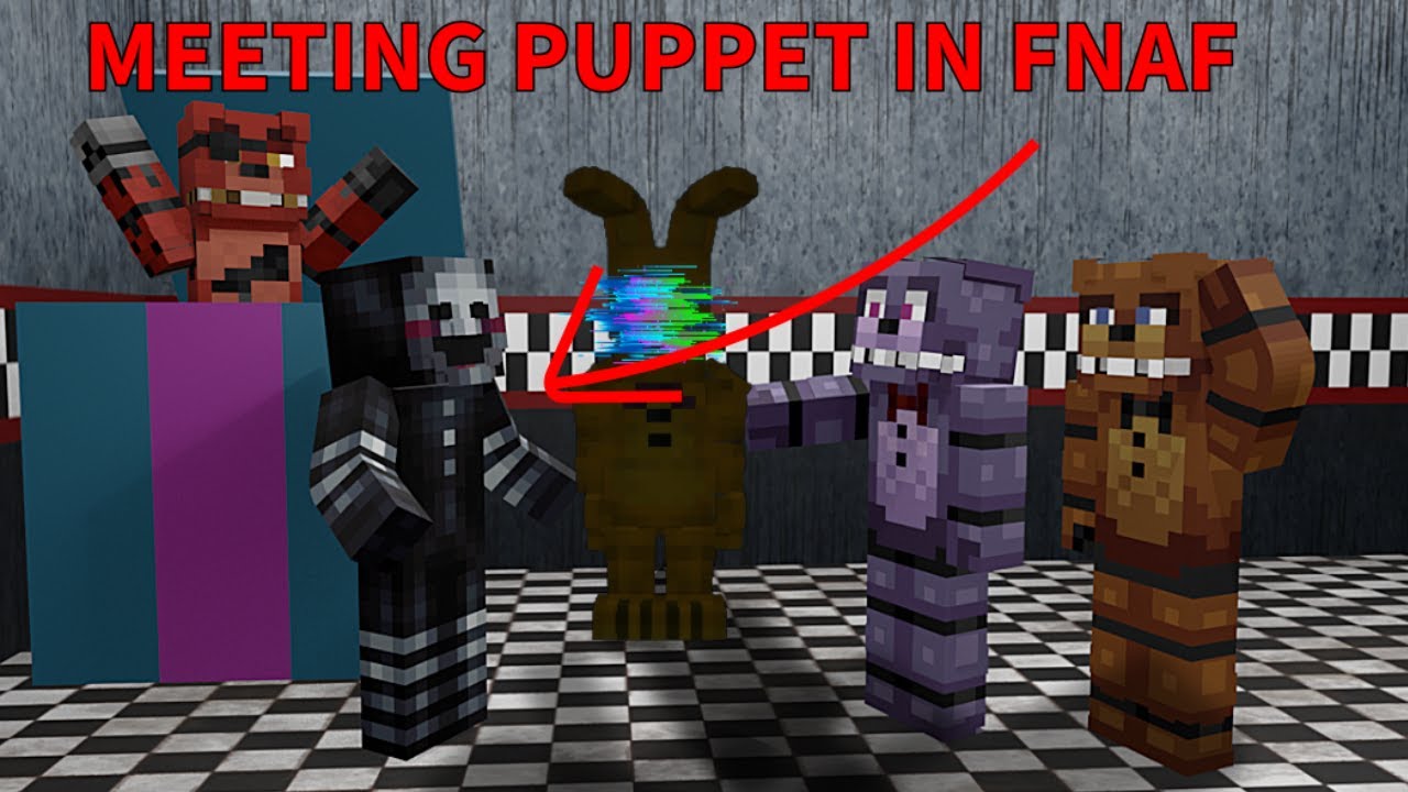 Finding The Puppet Master (Minecraft FNAF 1 ROLEPLAY) - YouTube