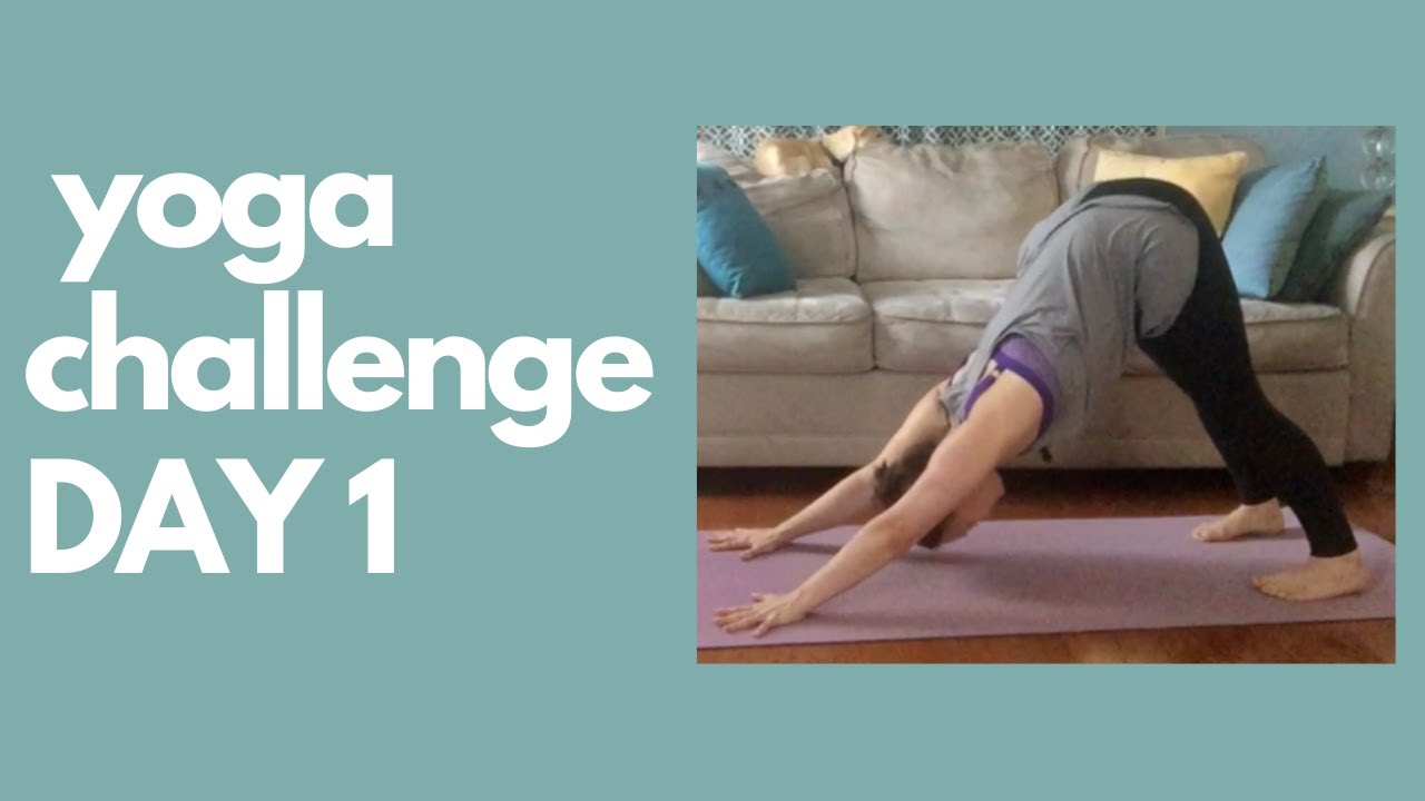 Daily Yoga Challenge Day 1: Fun Yoga Flow (10 minutes) - YouTube