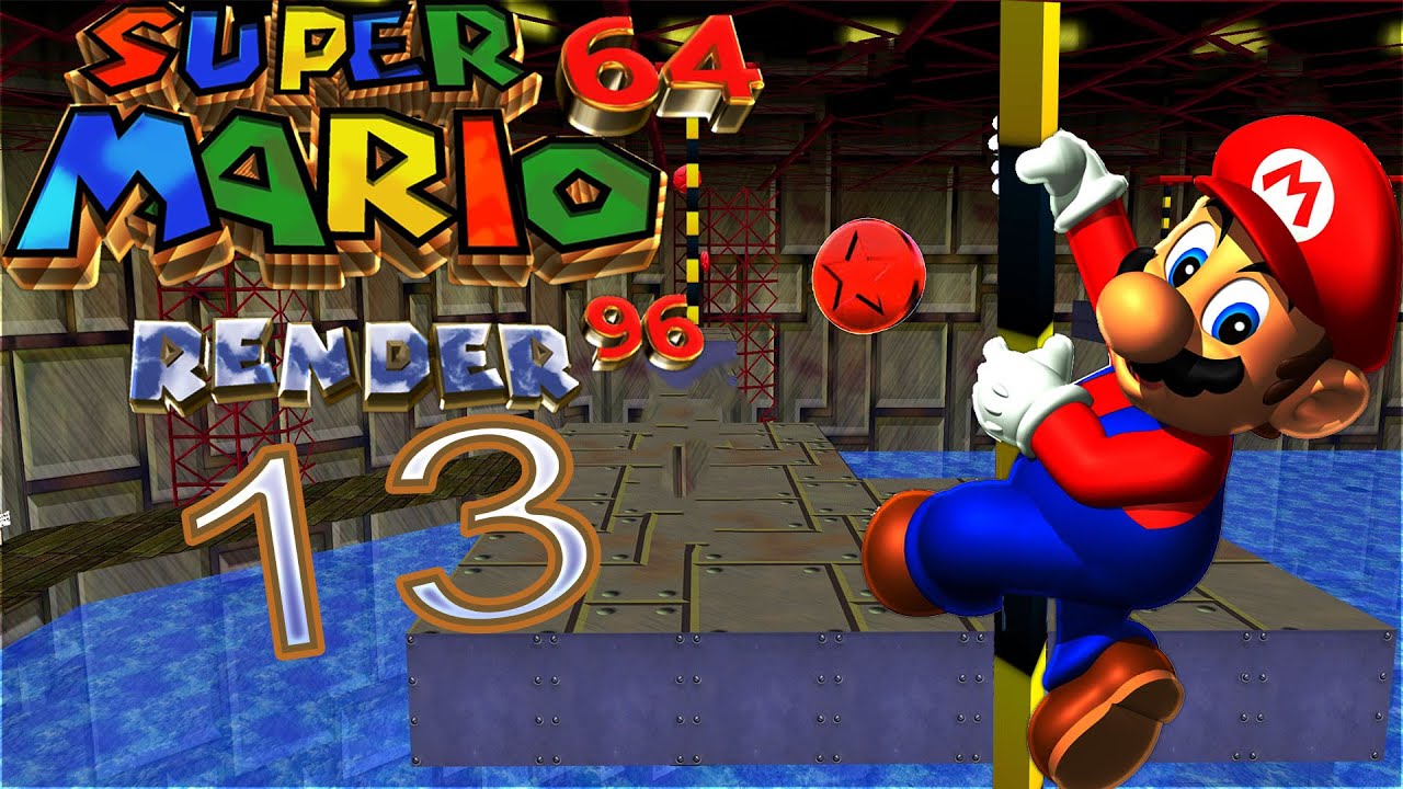 Super Mario 64 Render 96 #13 Ich Kletter und Springe zu den Roten ...