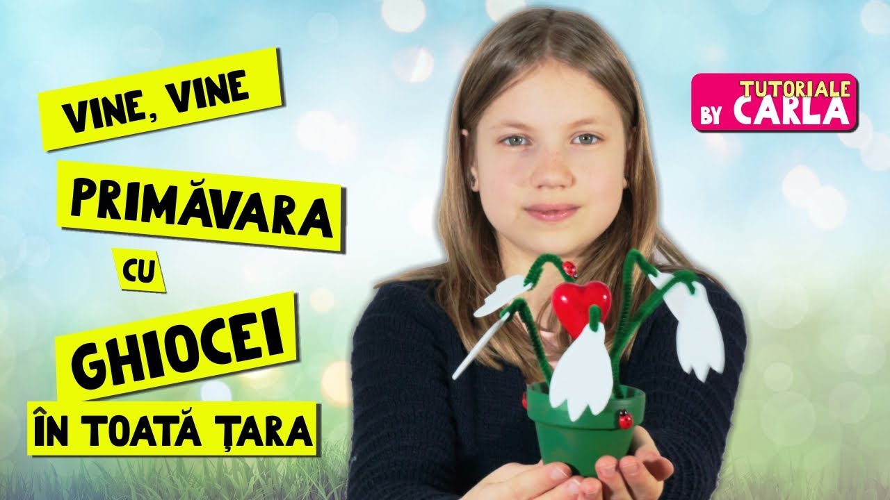 Cum să faci un ghiveci cu ghiocei ∣ Proiecte pentru copii ∣ by Carla ...