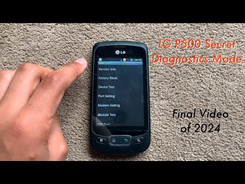 LG P500 Secret Diagnostics Mode - by The Tech Boy (read desc) - YouTube