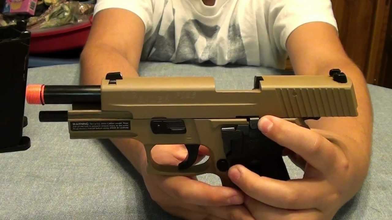 Sig Sauer P226 Airsoft Pistol Review - YouTube