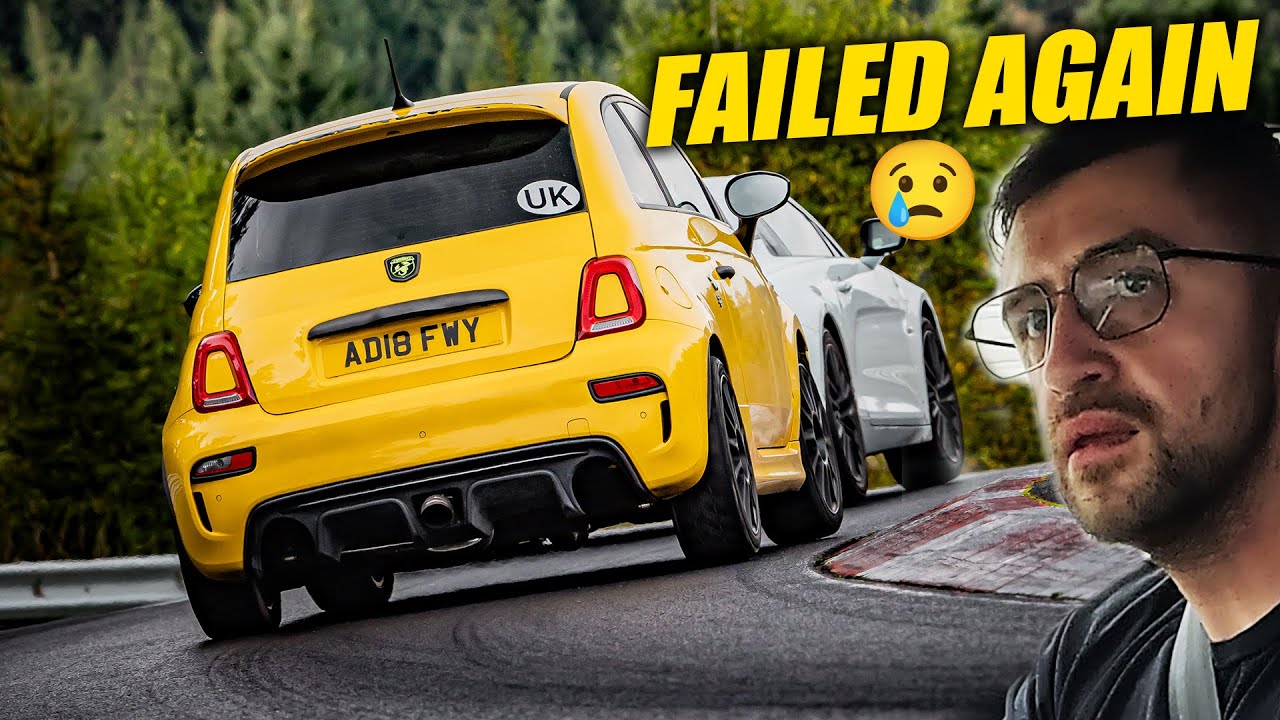 Failed Again 😢 Abarth 595 Comp // Nürburgring - YouTube