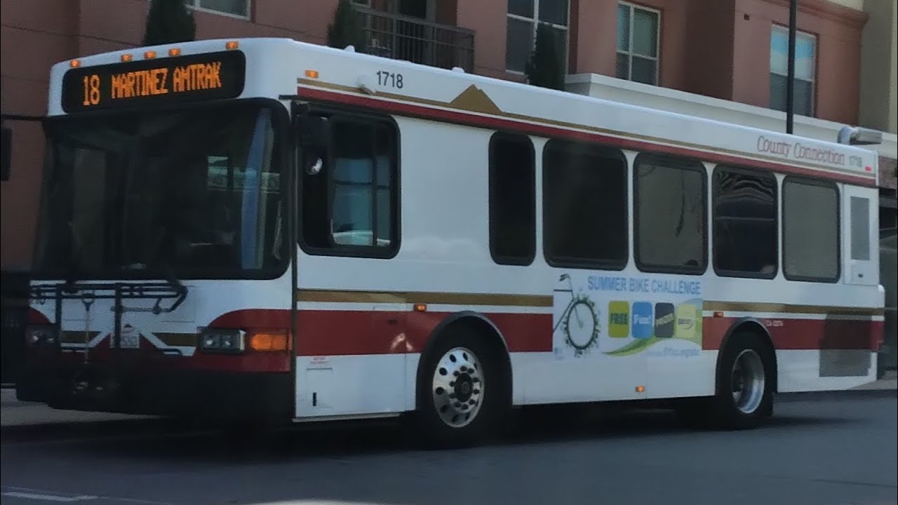 County Connection 2017 Gillig Low Floor 29' 1718 on Route 18 - YouTube