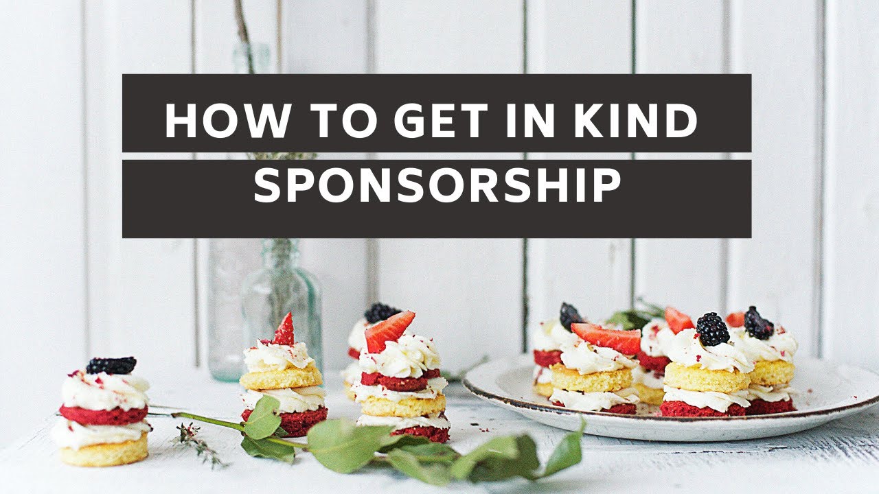 How to Get In Kind or Contra Sponsorship - YouTube