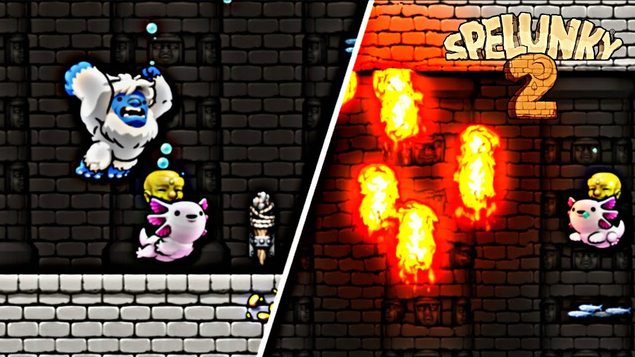 Spelunky 2 | How Do Enemies Change When UNDERWATER? - YouTube