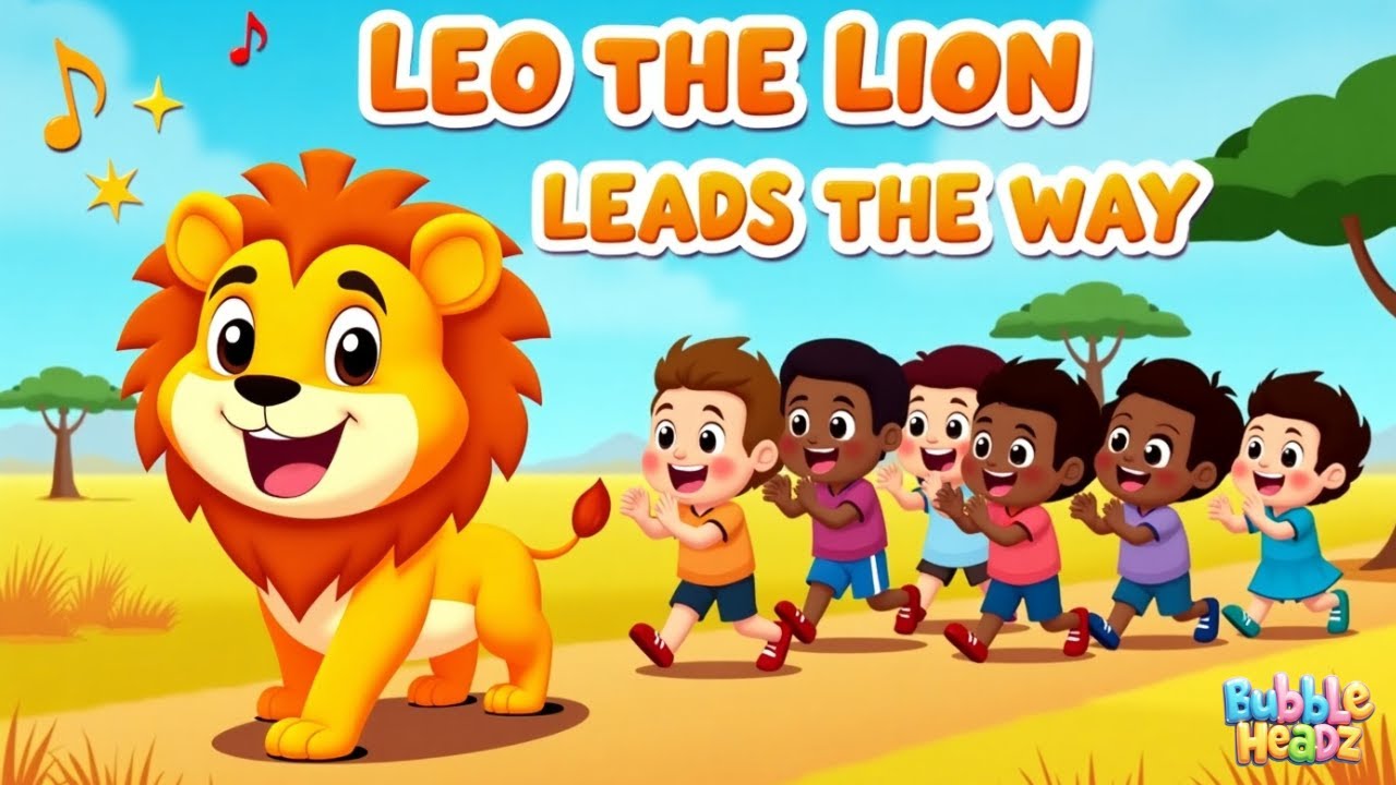 Leo The Lion Leads The Way | Kids Songs & Nursery Rhymes - YouTube