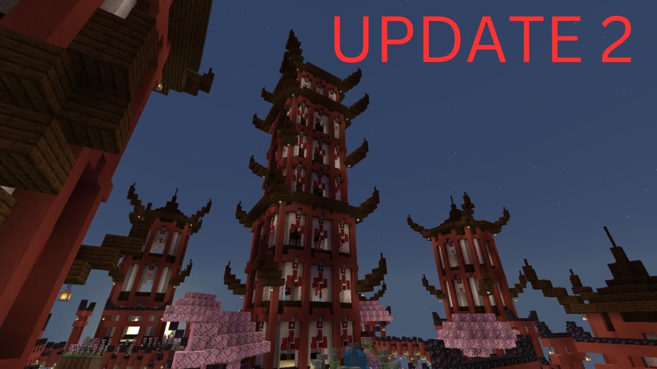 The Sky Sanctuary Samurai Village (MInecraft Build Showcase) - YouTube