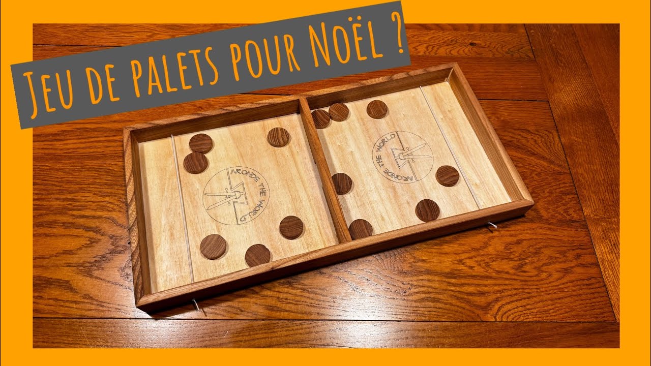 Comment fabriquer un jeu de hockey (palets) en bois - YouTube