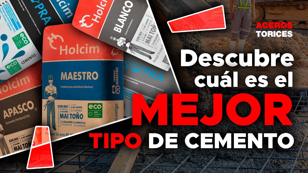 Te presentamos todos los tipos de cemento ¡La guía más completa! - YouTube