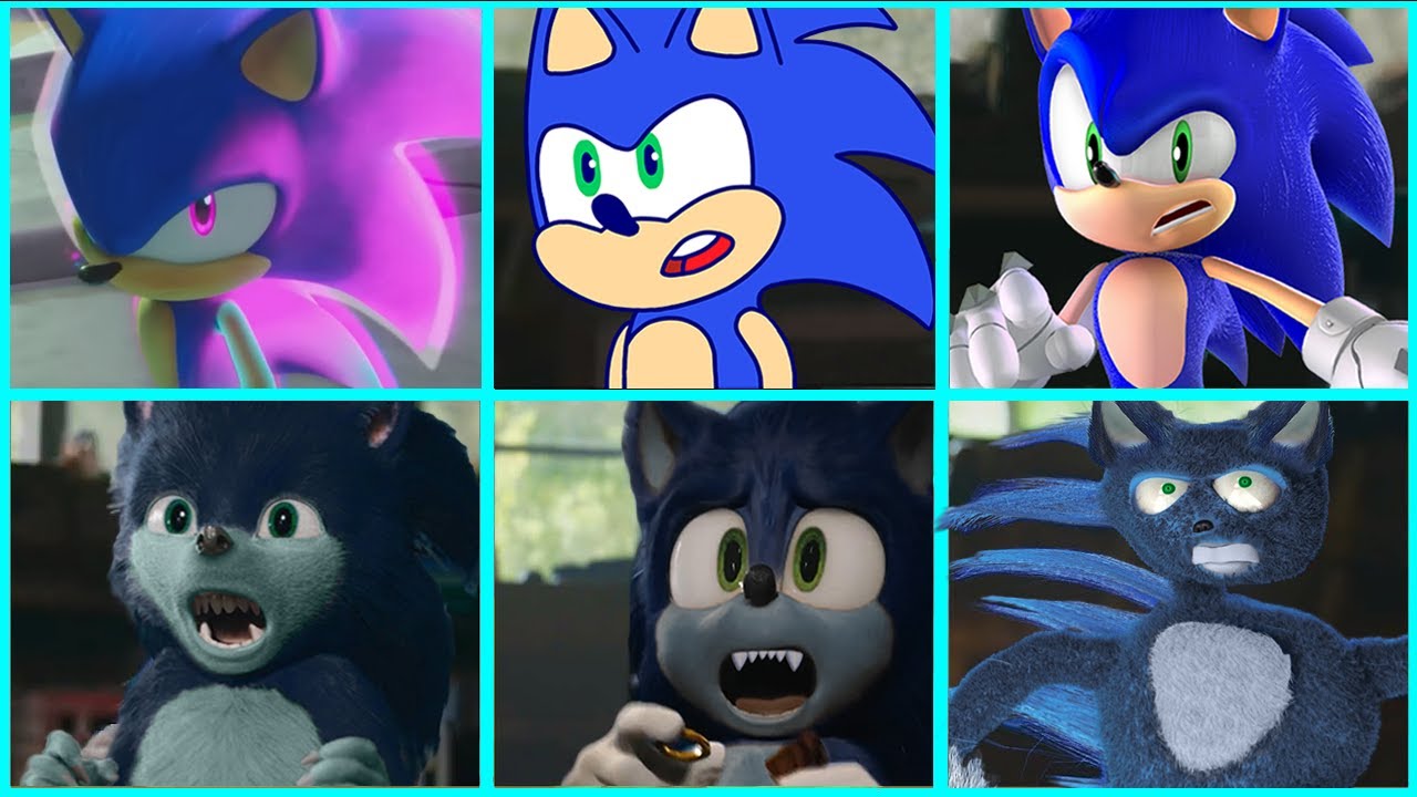 Sonic The Hedgehog Movie - Werehog VS SONIC PRIME Uh Meow All Designs ...