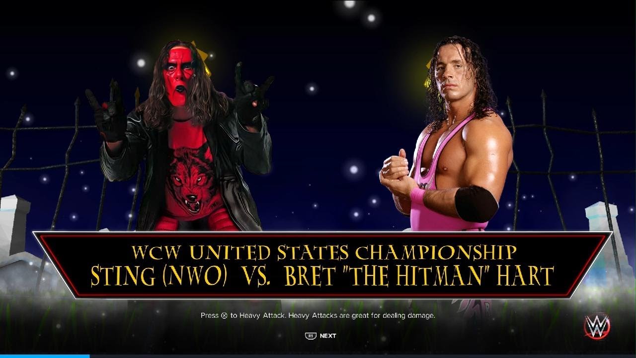 Wwe 2k23 Wcw Halloween Havoc 1998 The United States Championship Bret