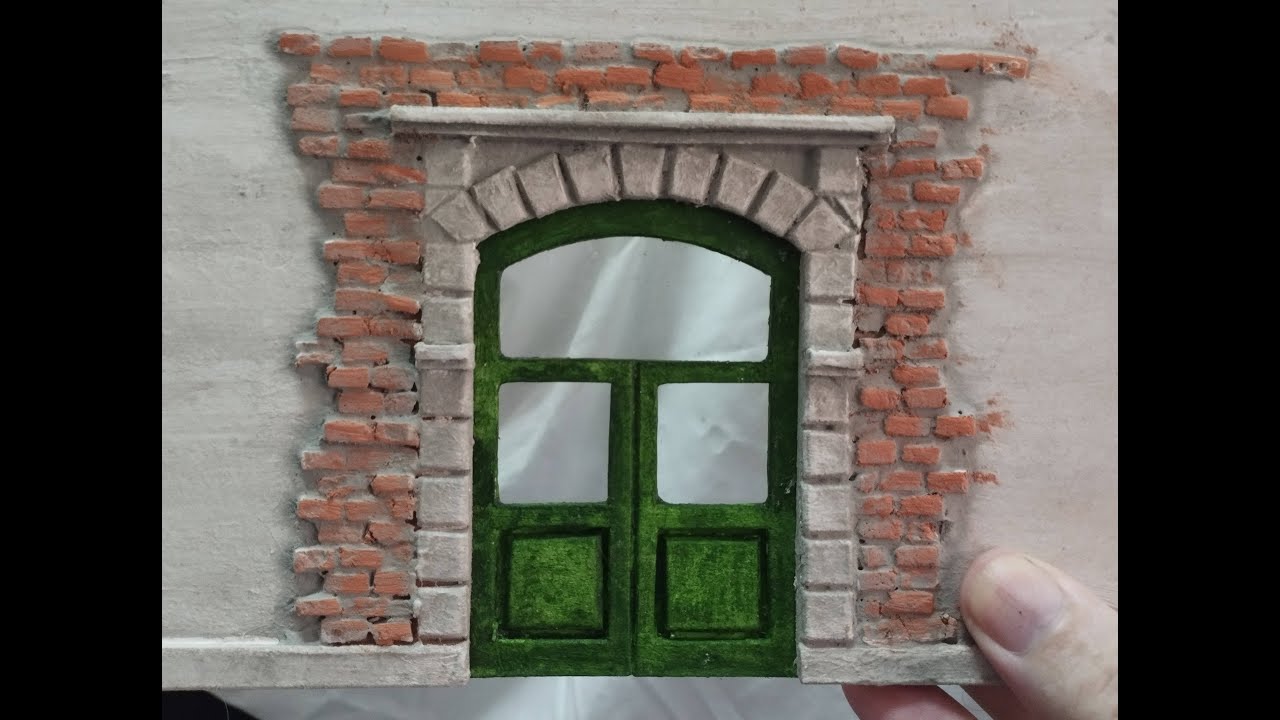 How to model a door 1/35 scale. Step by step tutorial. - YouTube