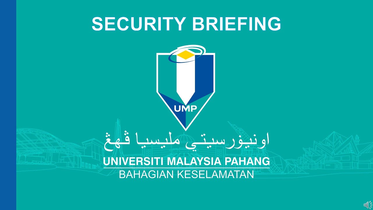 UMP SECURITY BRIEFING - YouTube