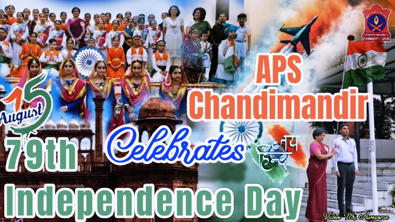 79th Independence Day @ APS Chandimandir #newindia #aps #indianarmy # ...