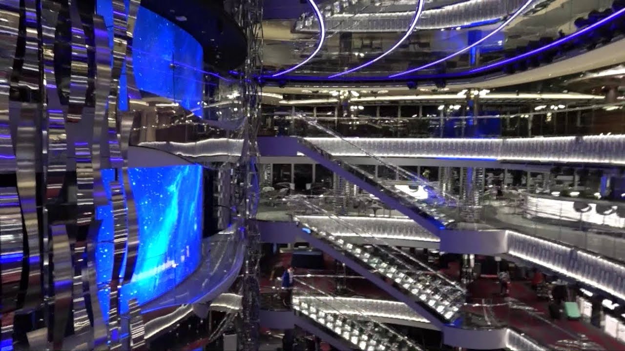 MSC Seaside: Atrium Tour - YouTube