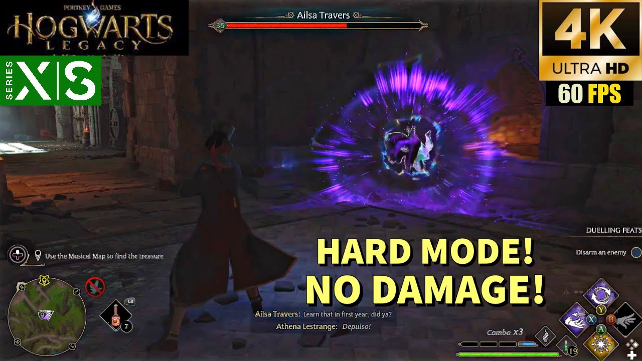 Hogwarts Legacy: Lord of The Manor & Alisa Travers Boss (Hard Mode) No ...