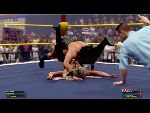 WWE 2K24 - RHEA RIPLEY Super finisher vs Charlotte flair | Avalanche ...