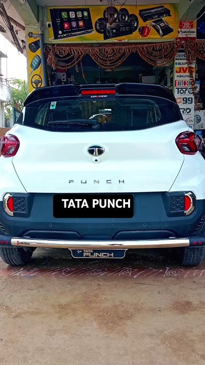 TATA PUNCH REAR bumper - YouTube