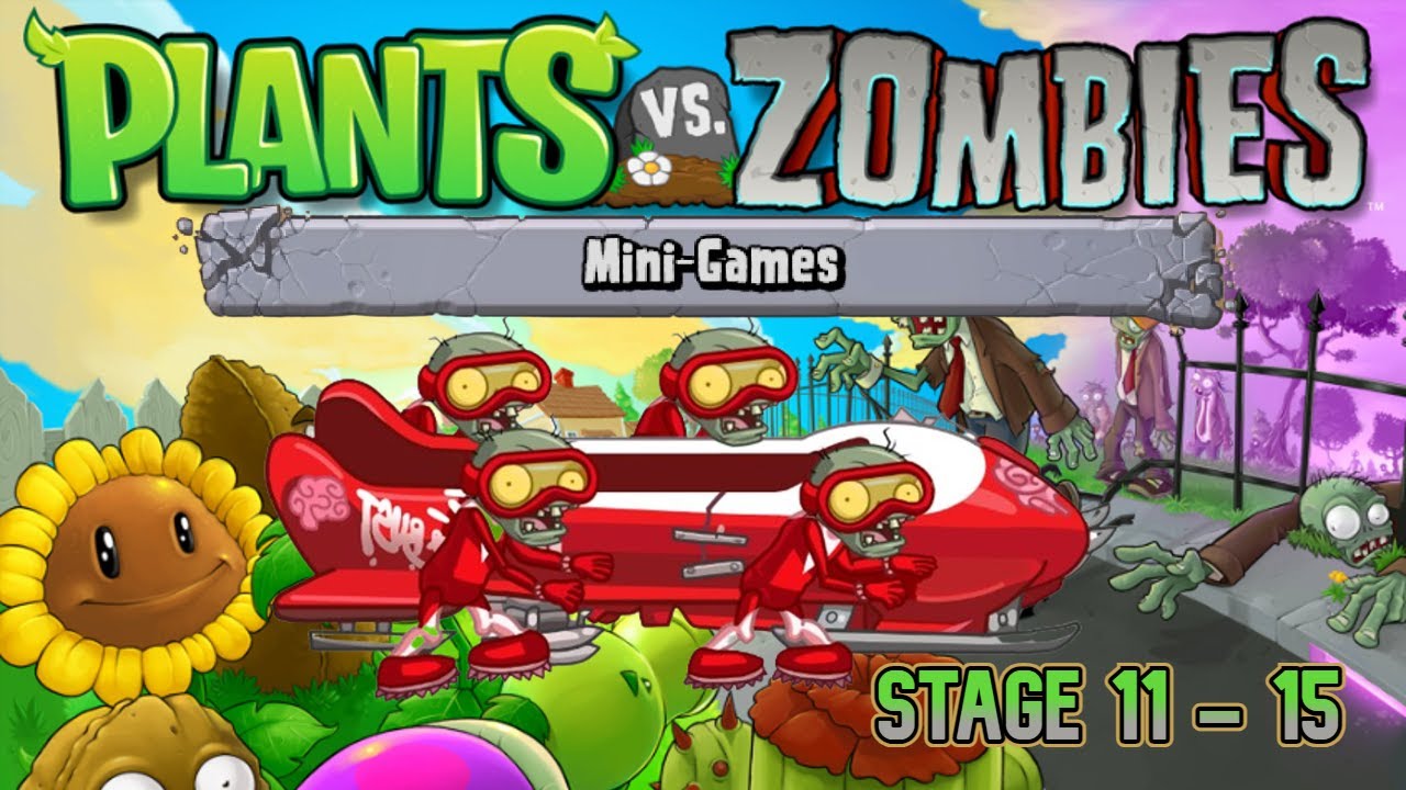 Zombies Nya Main Seluncur !! MINI GAMES 11 - 15 PLANTS VS ZOMBIES GOTY ...