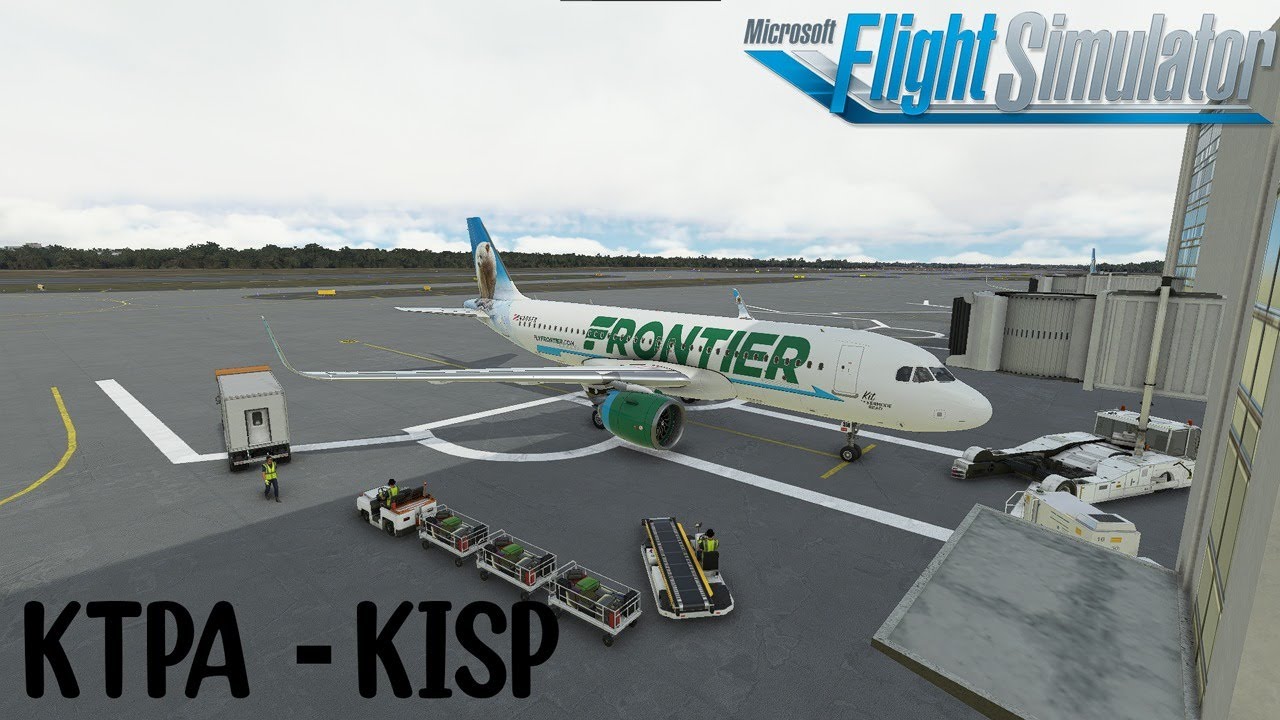 🔴Microsoft Flight Simulator| Tampa Bay & Long Island | A32NX - YouTube