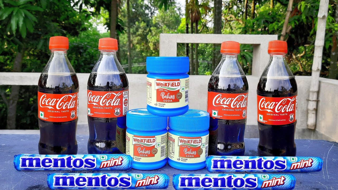 EXPERIMENT: COCA-COLA With MENTOS & BAKING SODA - YouTube