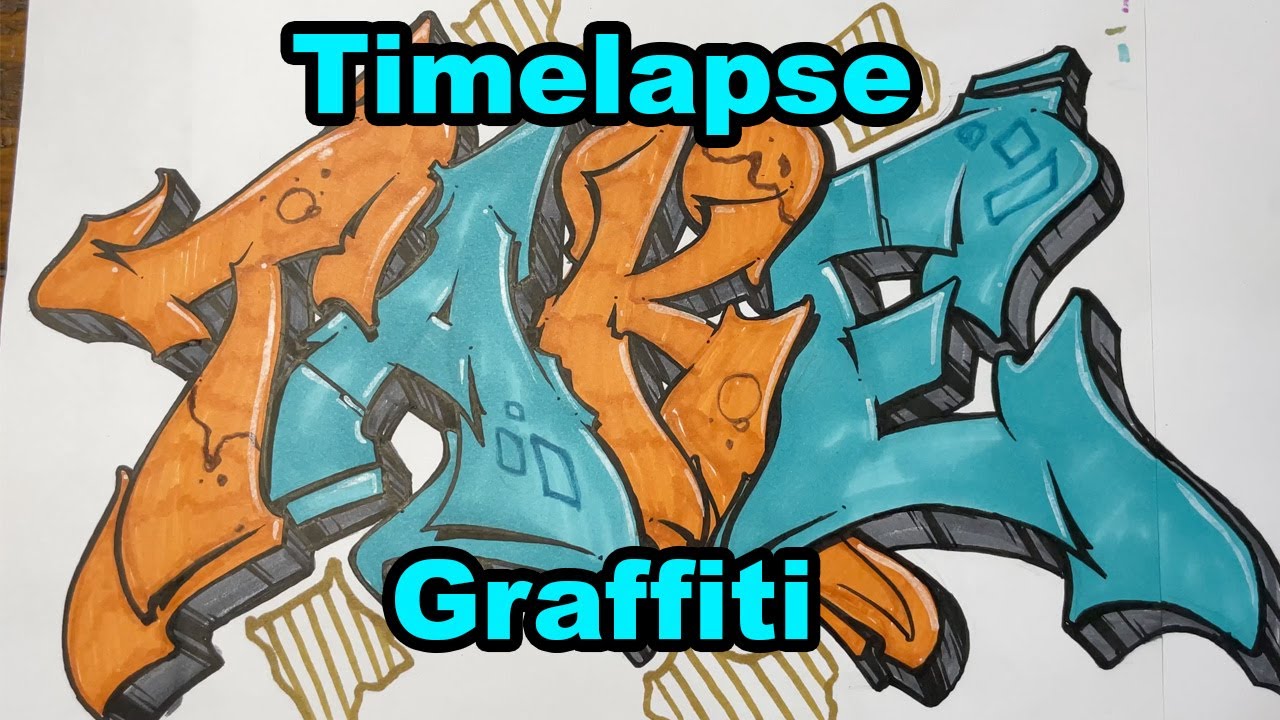 How to write graffiti letters- Take - YouTube