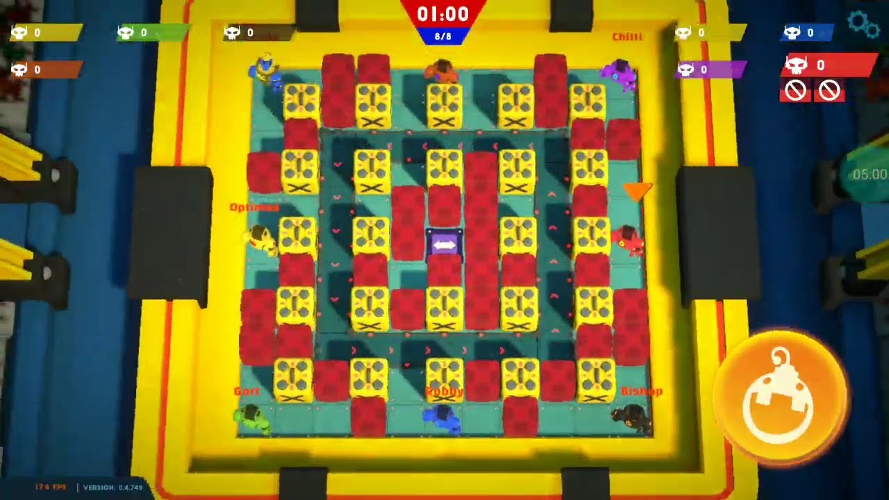 JOGO MULTIPLAYER - Bomb Bots Arena - Batalha de Bombardeiro - YouTube