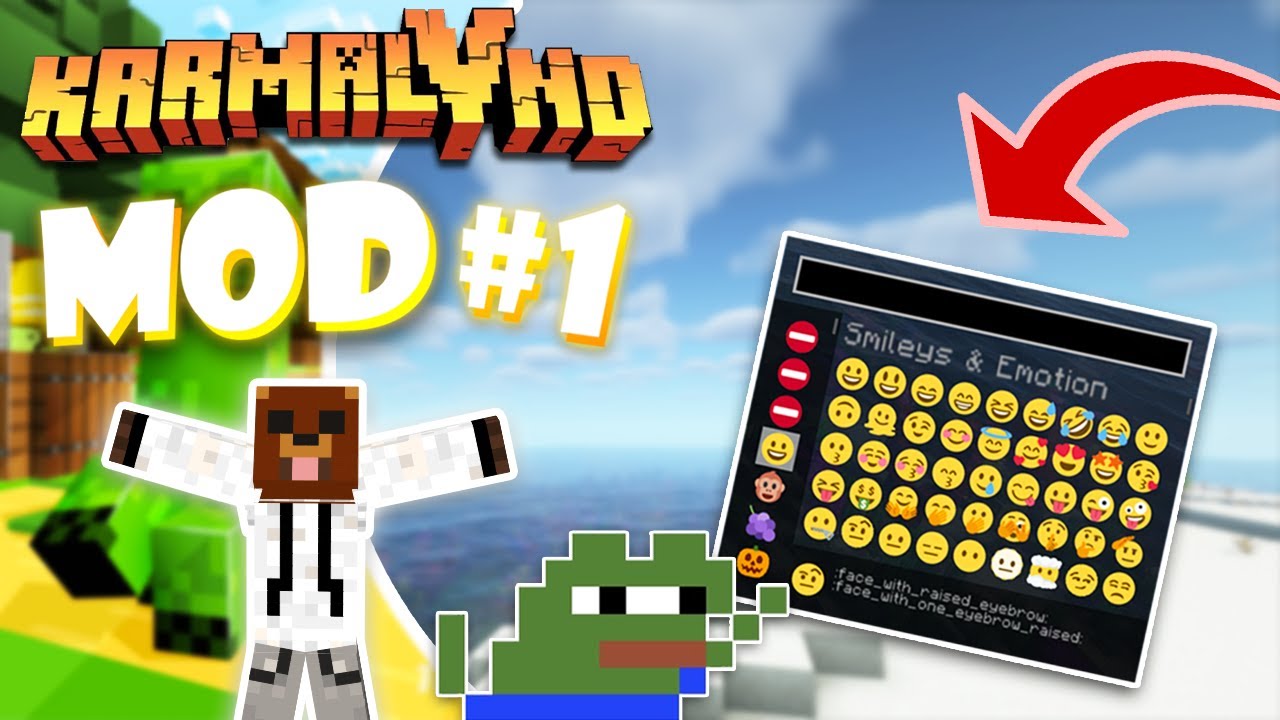 EMOJIS EN EL CHAT !! | 💎 Minecraft EmojiIFull MOD 1.18.2 💎 | Mod de Karmaland 5 - YouTube