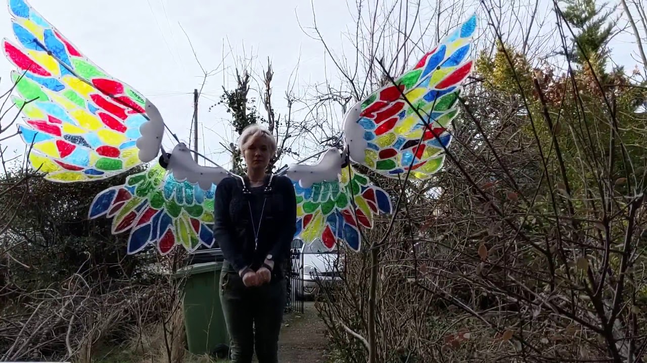 Making recycled plastic wings - YouTube