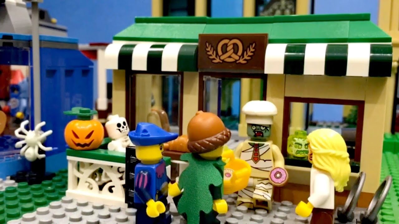 Lego City| Halloween | Spooky house on shadow street. Part 1 - YouTube