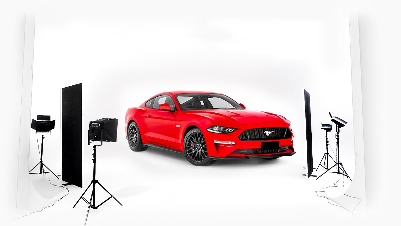 Photo Studio Shoot with the Ford Mustang GT V8 | How To Photograph Cars ...