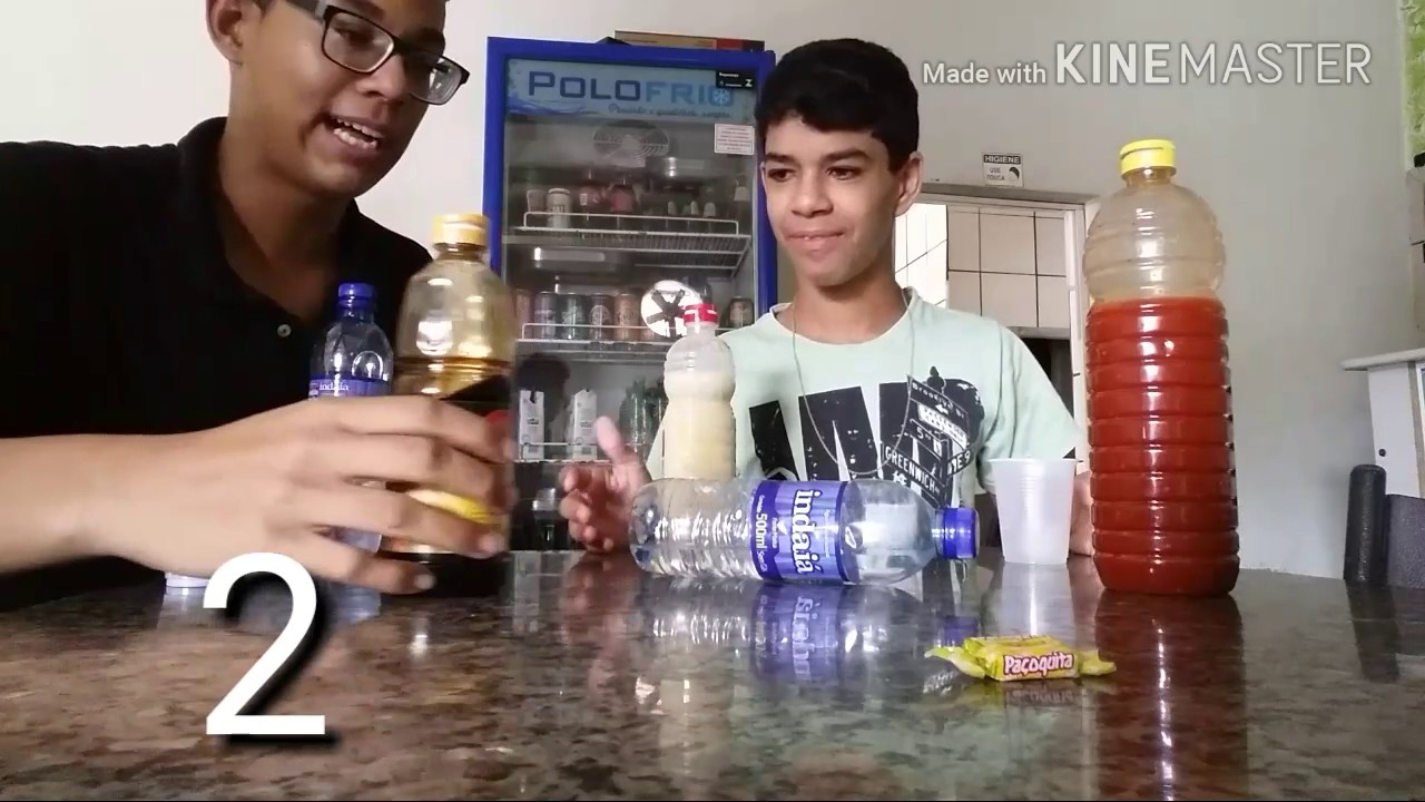 Desafio da garrafa diferente - YouTube