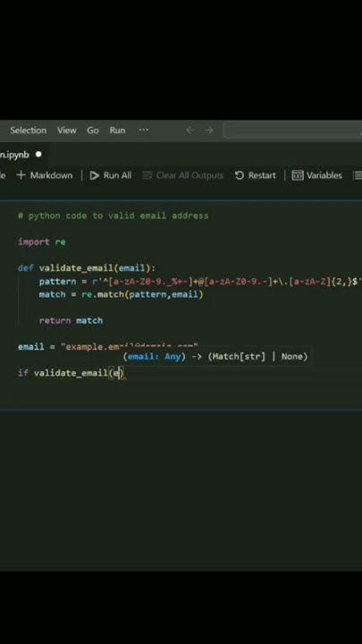 Python Email Validation Using Regex Pattern Coding Trending Regex Pythontutorial Shorts