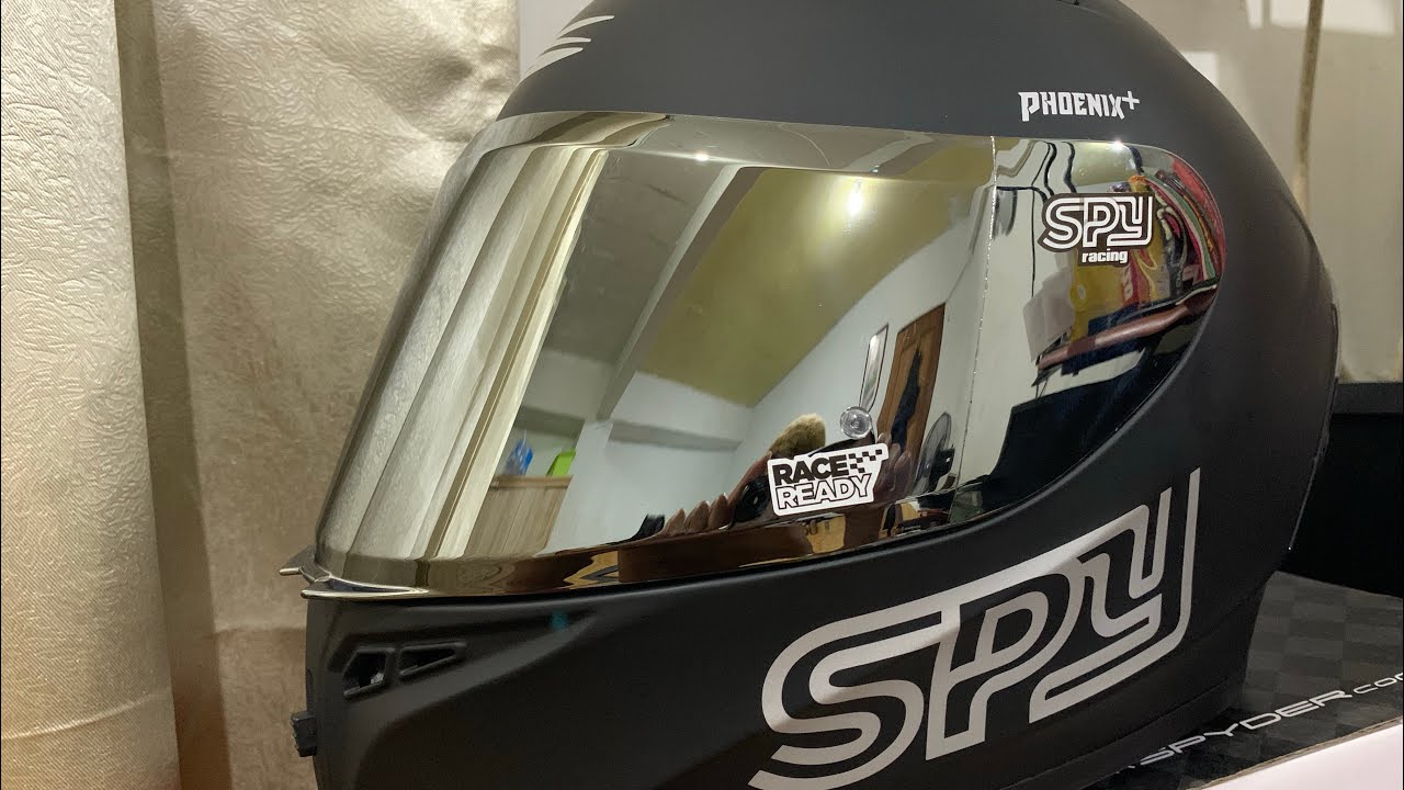 Spyder Helmet | Spy Phoenix+ (SPY Racing) Unboxing & Review - YouTube