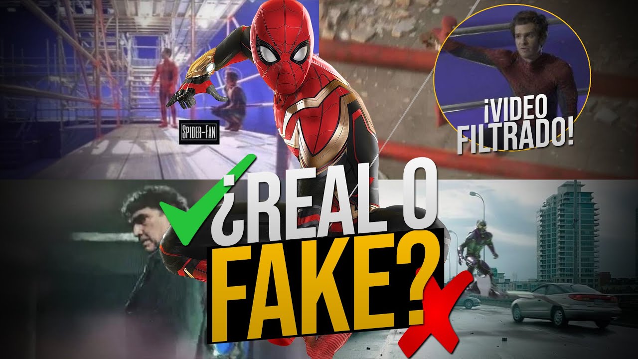 FILTRACIONES de Spider-Man No Way Home | ¿REAL O FAKE? - YouTube
