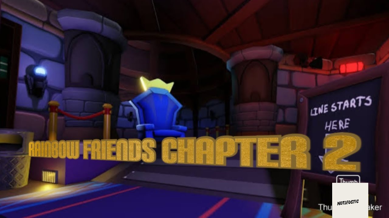I PLAYED RAINBOW FRIENDS CHAPTER 2 ( PART 1 ) NotLeostic - YouTube