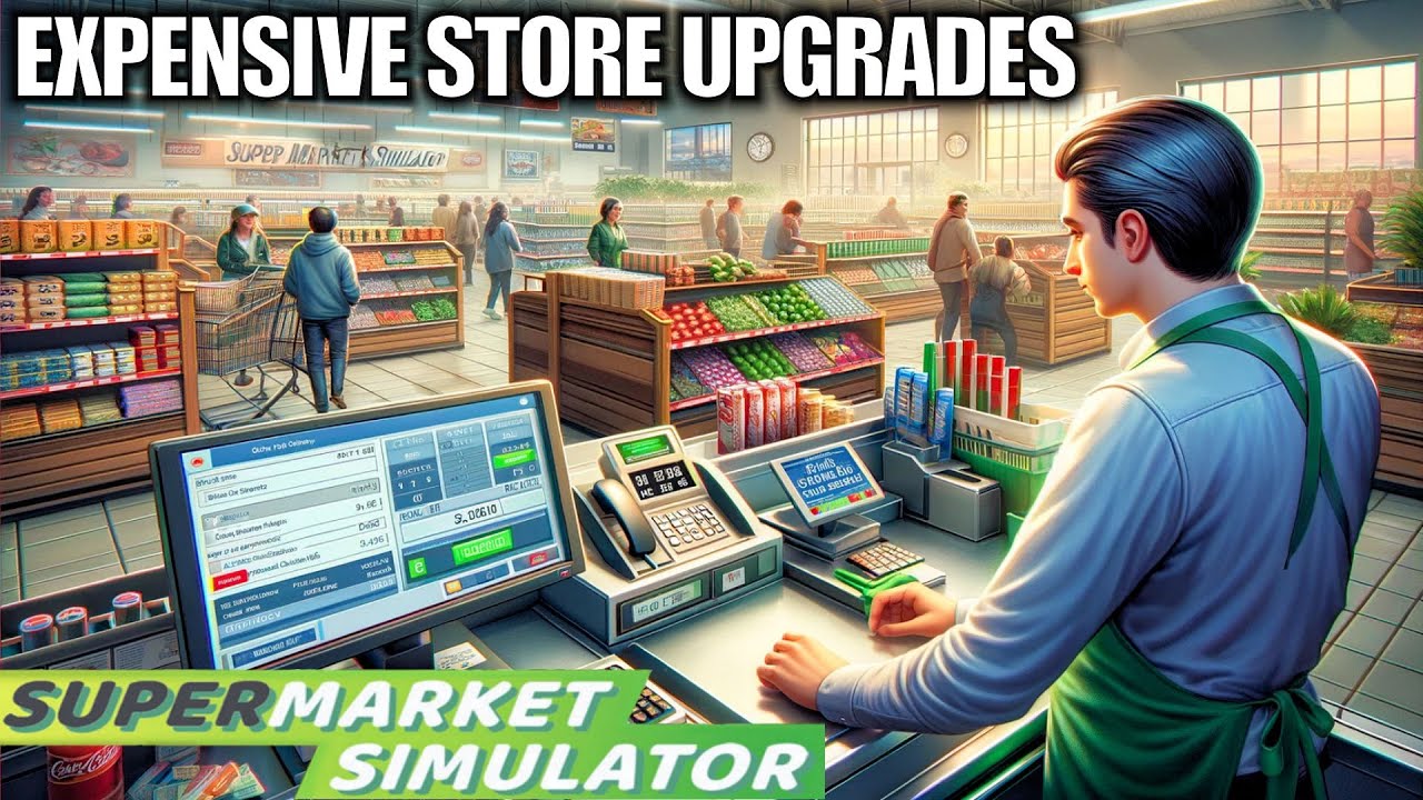 Spending MAD MONEY for Store Upgrades | Supermarket Simulator Gameplay ...