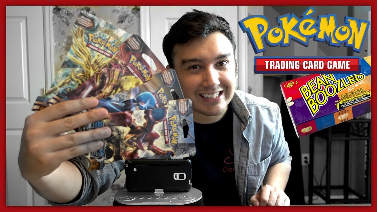 Pokémon Cards - CRAZY Bean Boozled Pack Battle VS Leonhart!! - YouTube