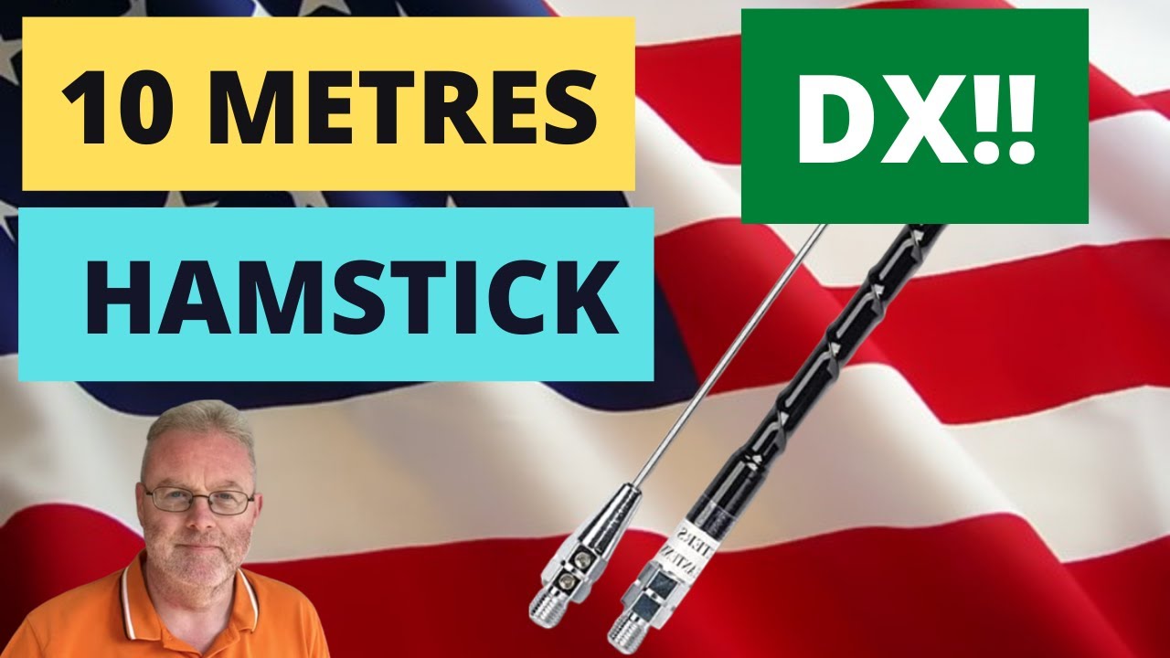 Ham Radio: 10 Metres DX With Ampro Hamstick Antenna - YouTube