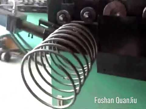 Automatic Rebar Spiral Ring Making Machine - YouTube